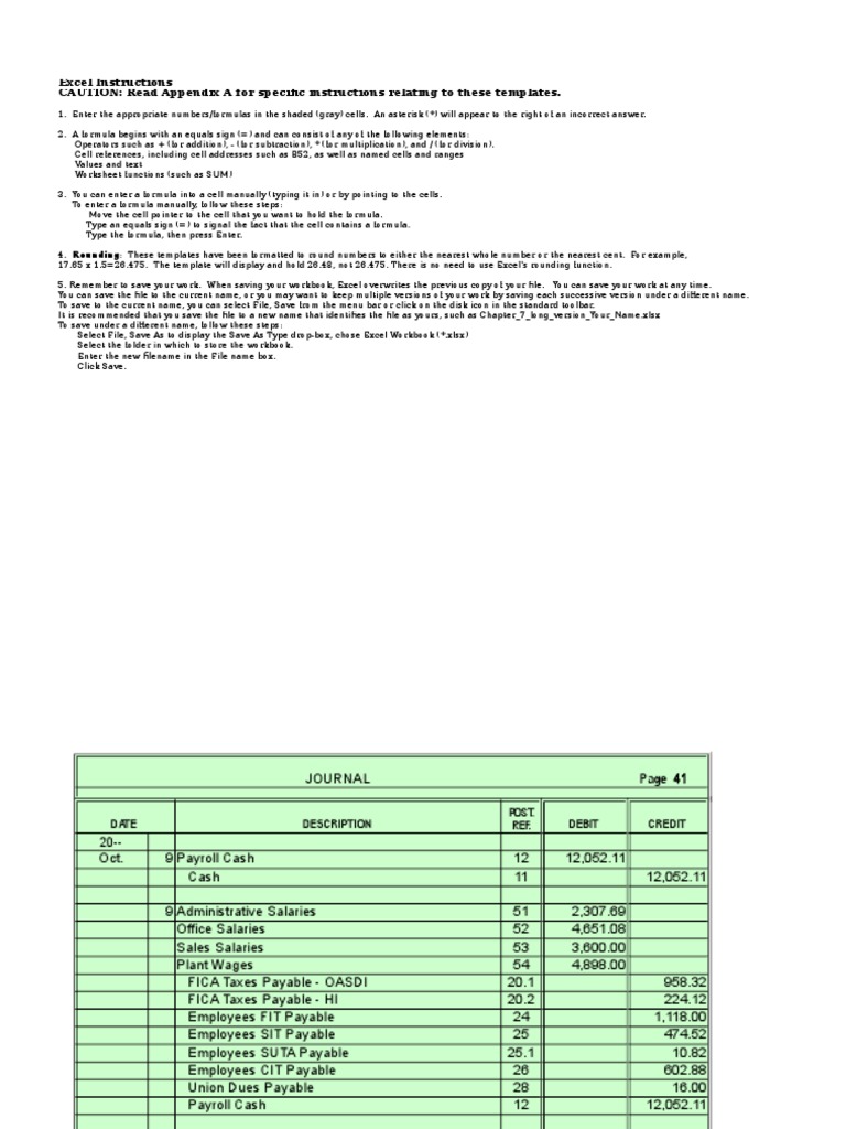 Chapter 7 Payroll Project 2018 Pdf Debits And Credits Payroll Tax