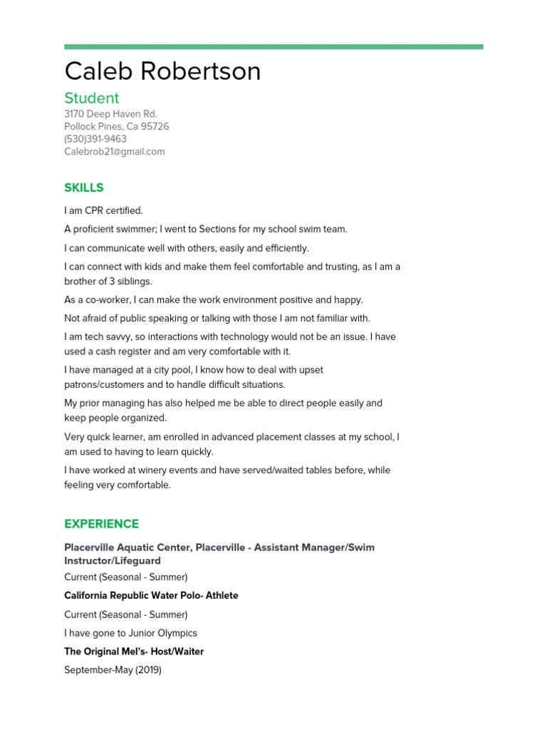 My Resume | PDF | Behavior Modification | Cognition