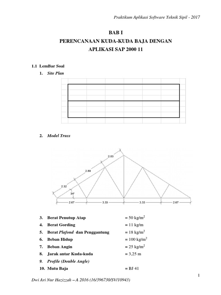 Bab 1 Kuda-Kuda Baja | PDF