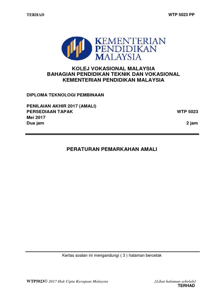 Contoh Soalan Amali | PDF