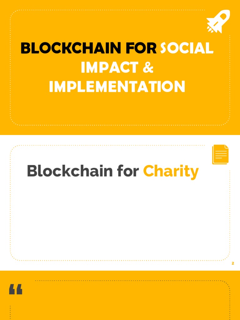 Blockchain For Social Impact | PDF | Color | Blue