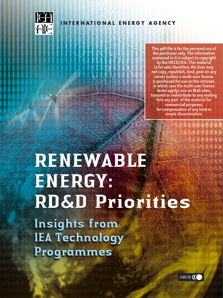 Renewable Energy: RD&D Priorities: Insights From IEA Technology ...