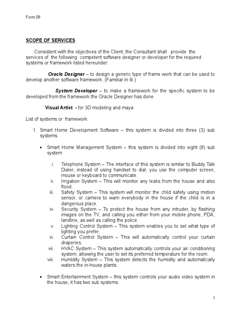 Scope of Services Clause | PDF | Web Application | Computer Network