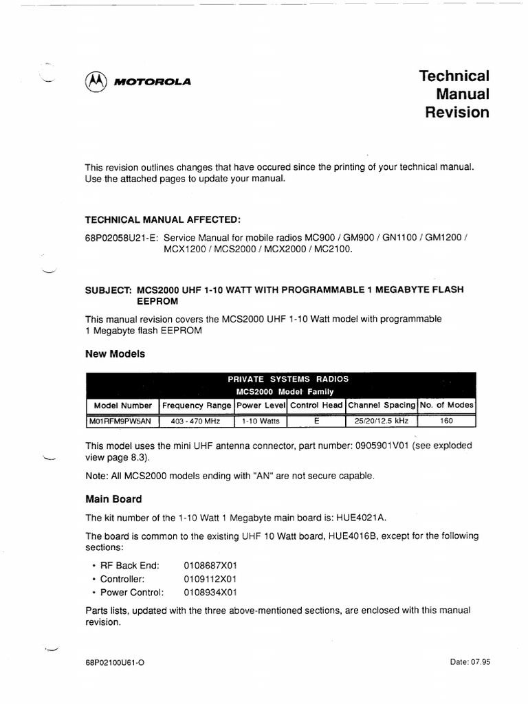 Motorola gm-900 SM PDF | PDF