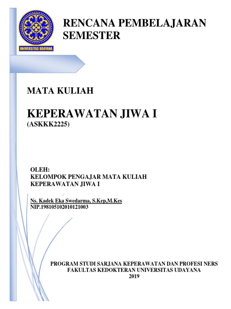 RPS Kep Jiwa 1 2019 | PDF | Sains & Matematika
