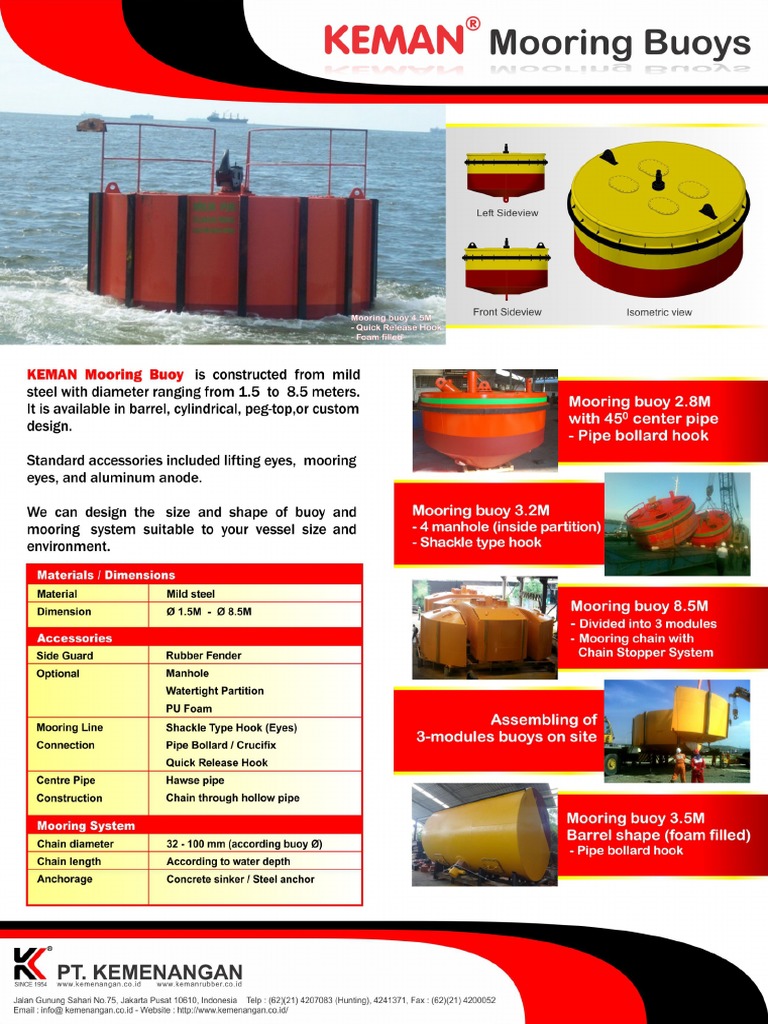 Brosur Mooring Buoy | PDF