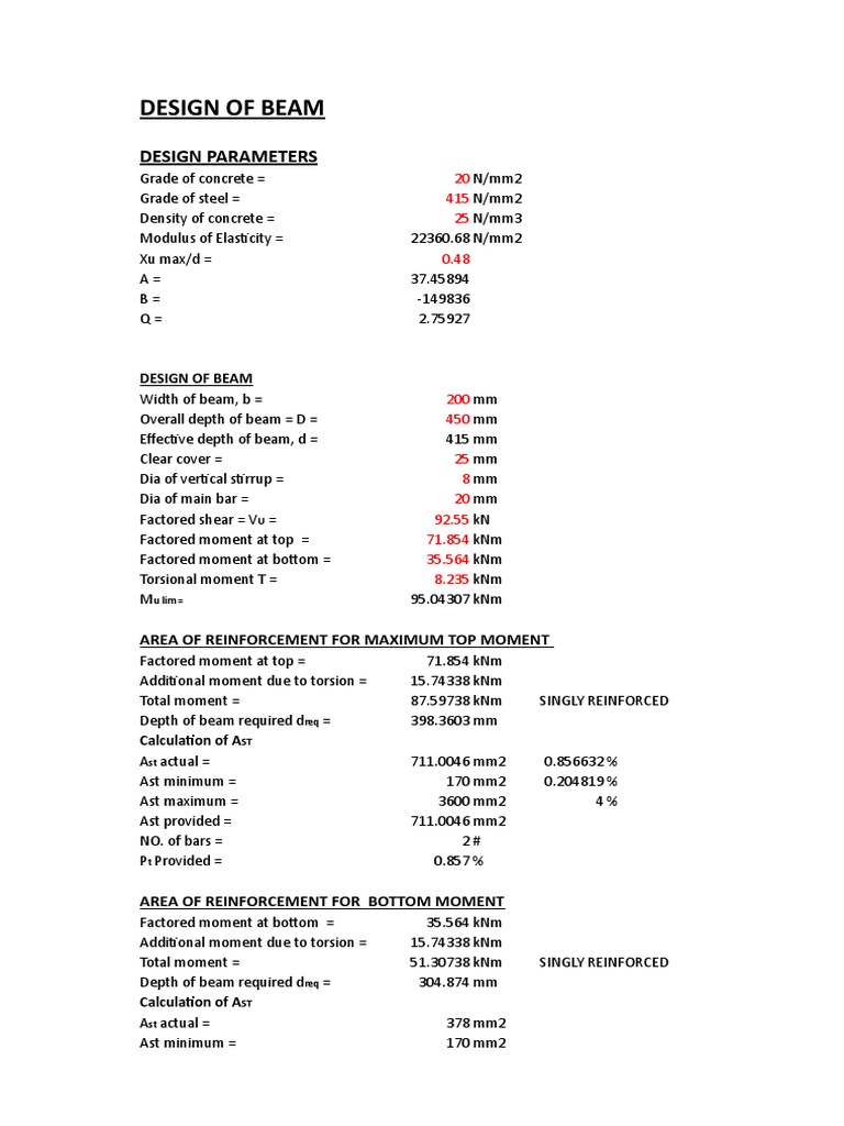 Beam, Column Design | PDF | Beam (Structure) | Young's Modulus