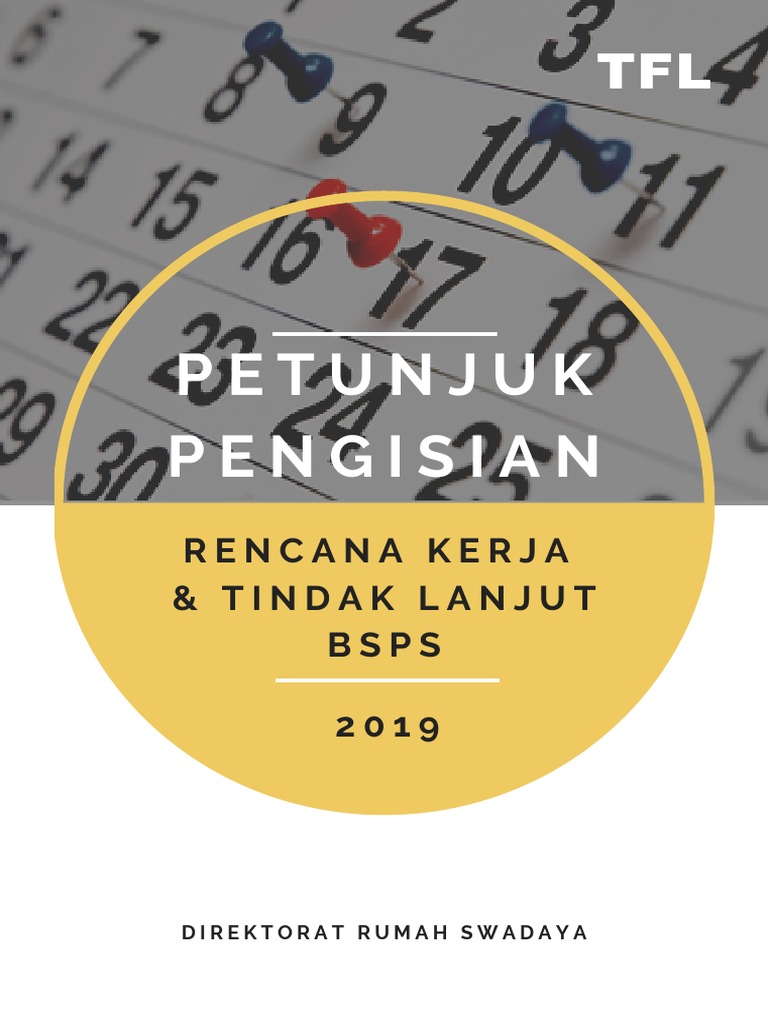 Petunjuk Pengisian RKTL TFL | PDF