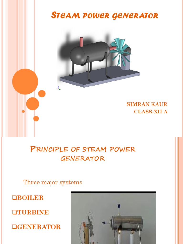 Steam Power Generator | PDF | Steam | Steam Engine