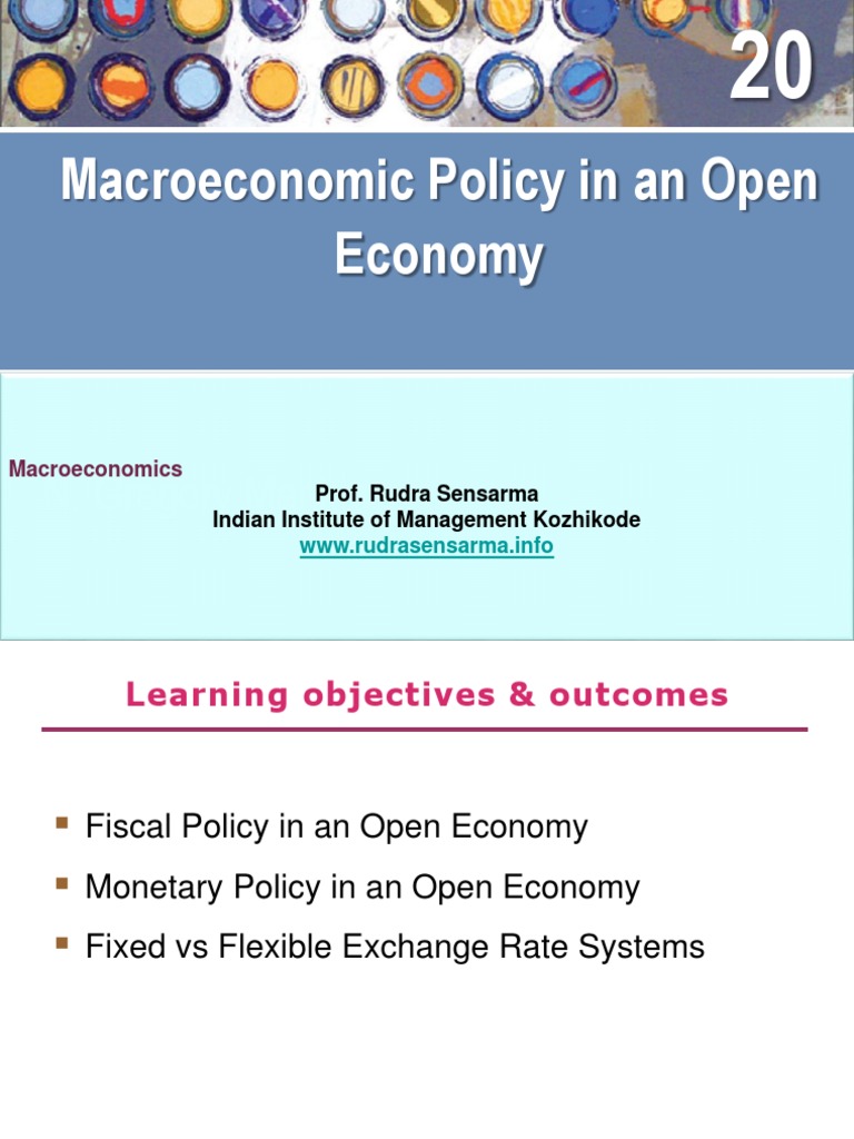 Macroeconomic Policy in An Open Economy - 20 | PDF | Exchange Rate ...