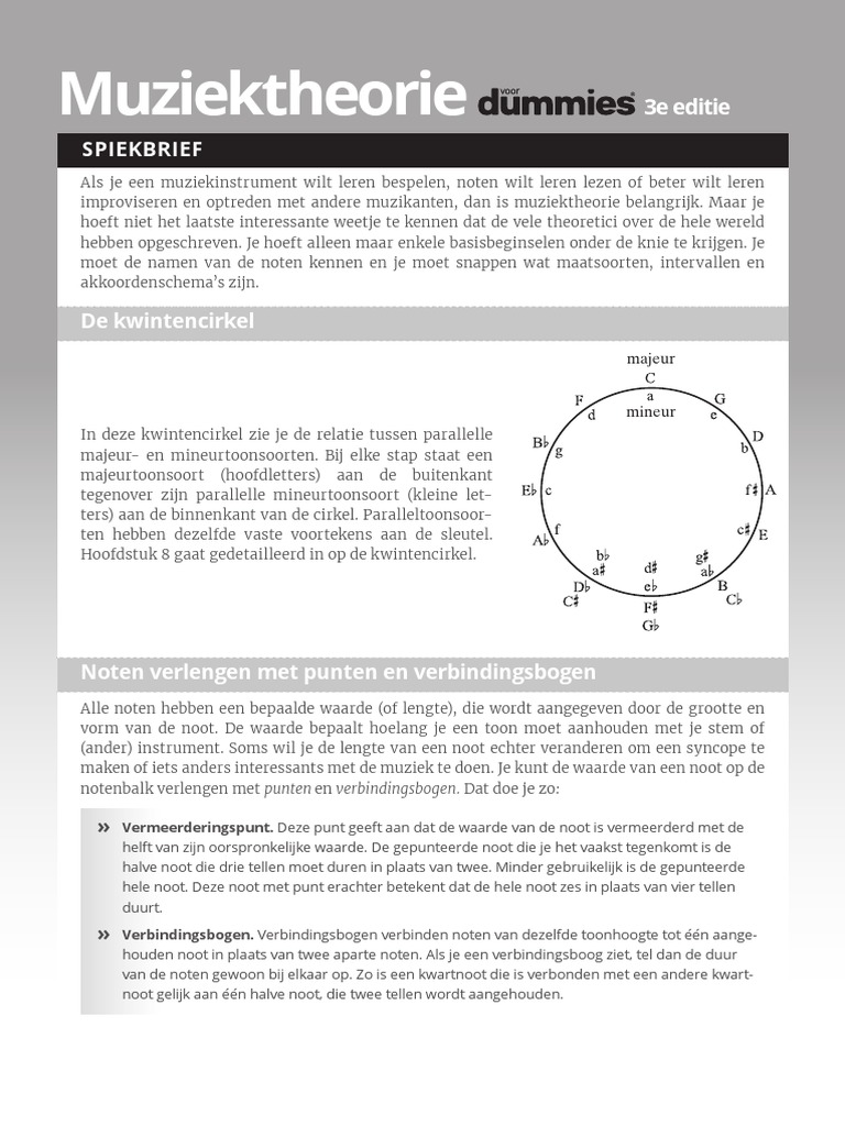 Muziektheorie | PDF