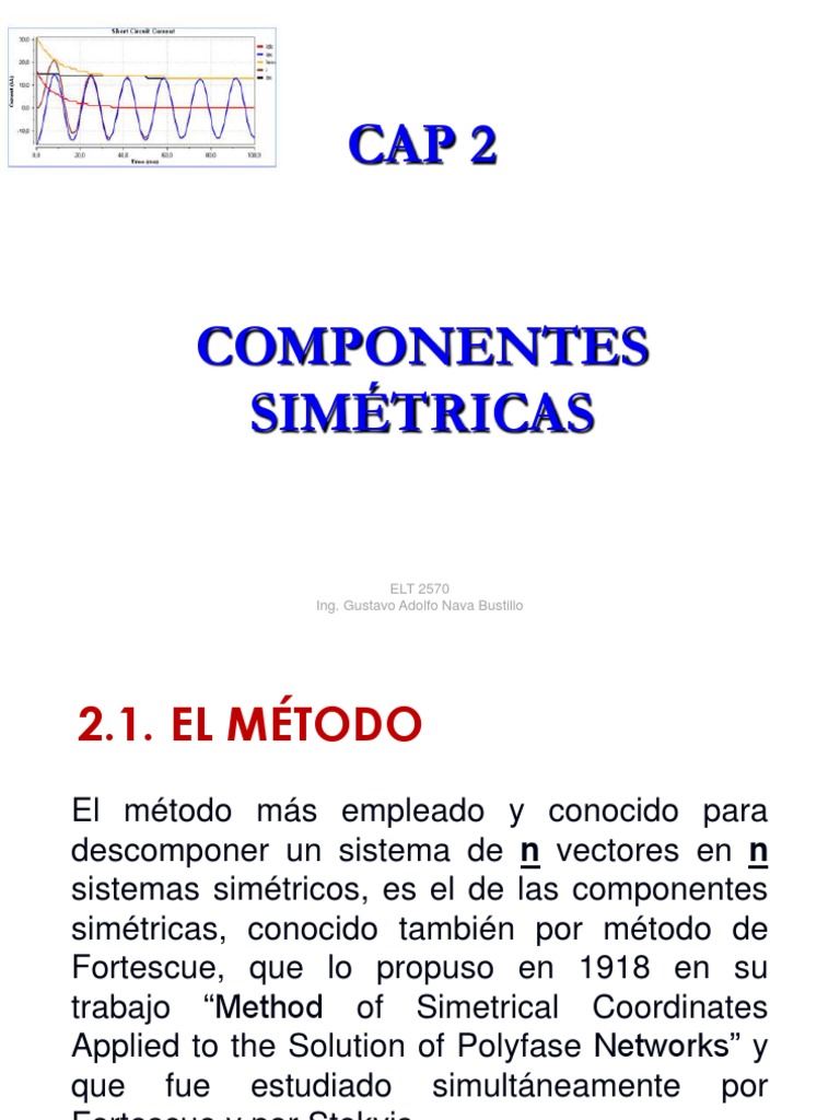 Componentes Simétricas (2003) | PDF | Poder (Física) | Energia electrica