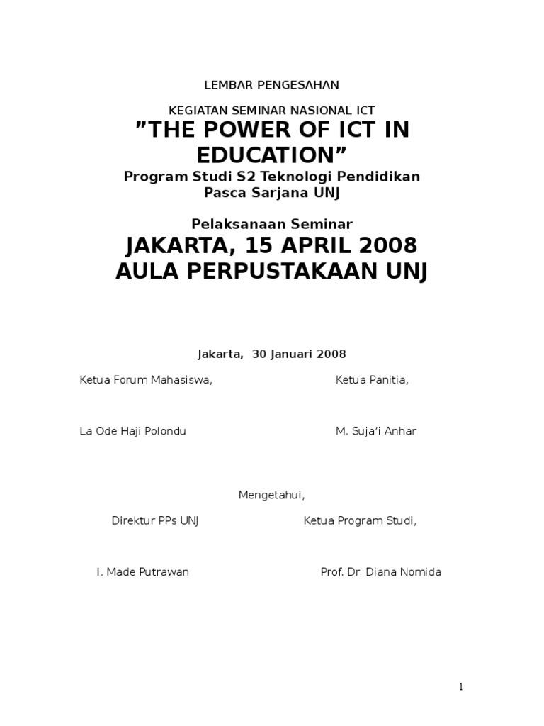 Proposal Ict Pasca | PDF