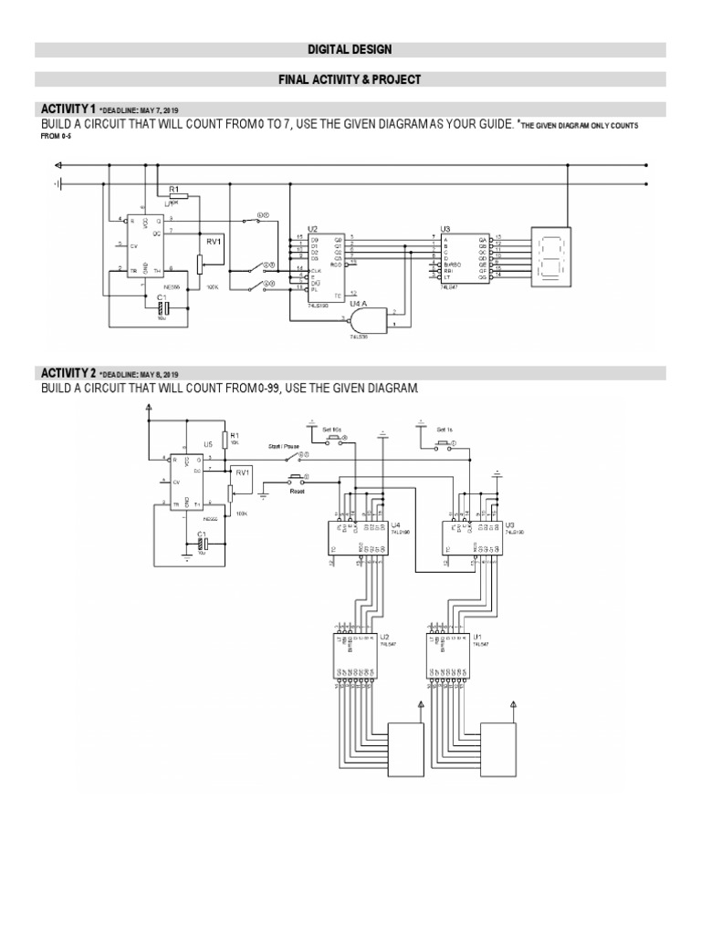 Digital Circuit Design Project Guide | PDF | Electronics | Electrical ...