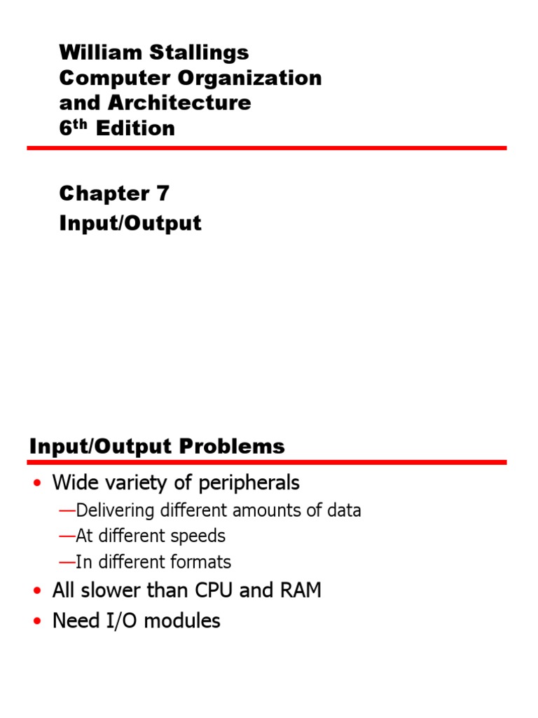 I/O Modules in Computer Architecture | PDF | Computers | Technology ...