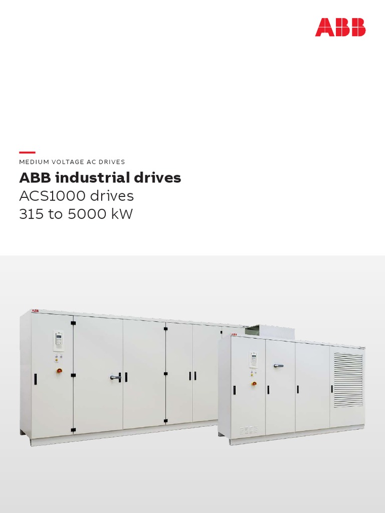 ACS1000 Medium Voltage Drive Catalog 3BHT490400R0001 RevK en | PDF ...