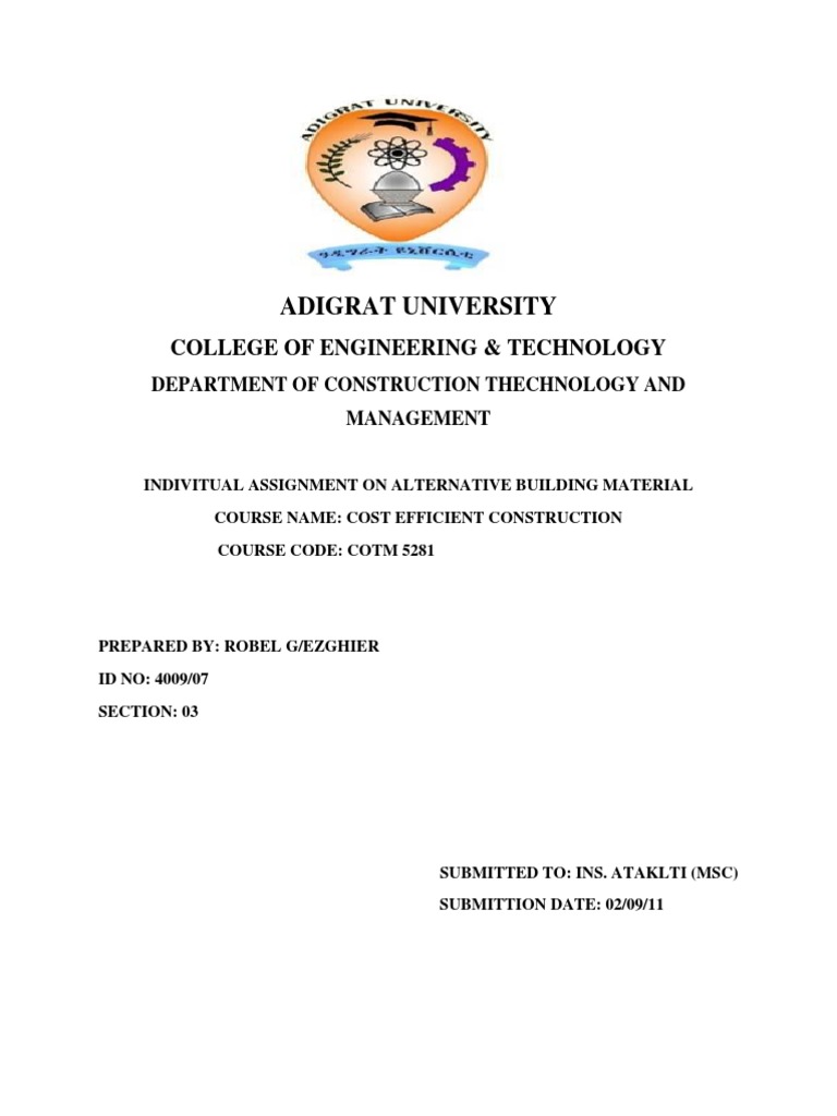 Adigrat University | PDF