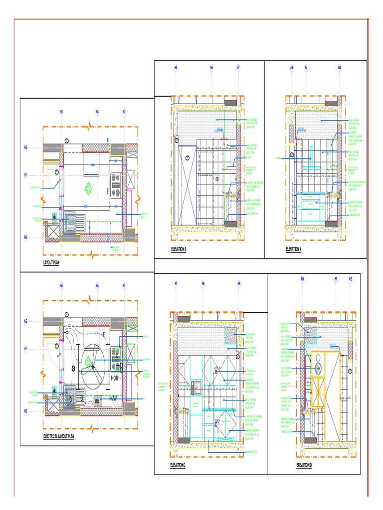 Kitchen Detail PDF | PDF | Kitchen | Architectural Design