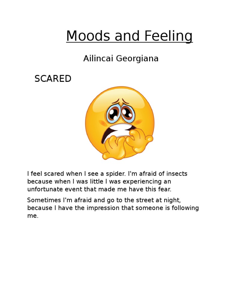 Moods and Feeling: Scared