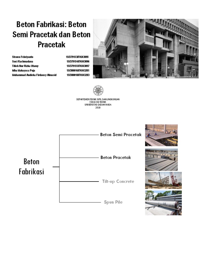 Beton Half Slab Dan Beton Precast | PDF