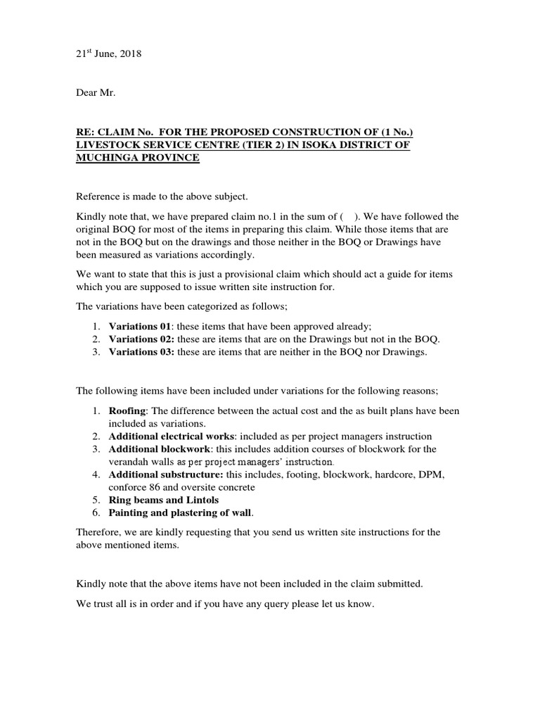 Variation Claim VGLux | PDF