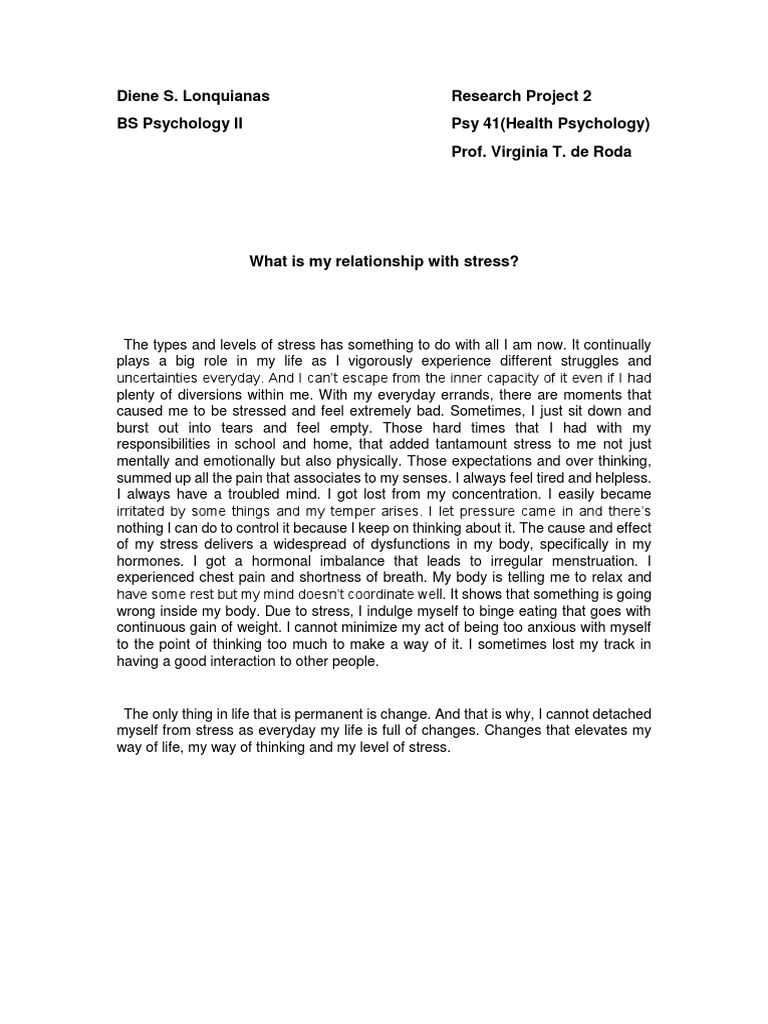 Reflection To Stress | PDF