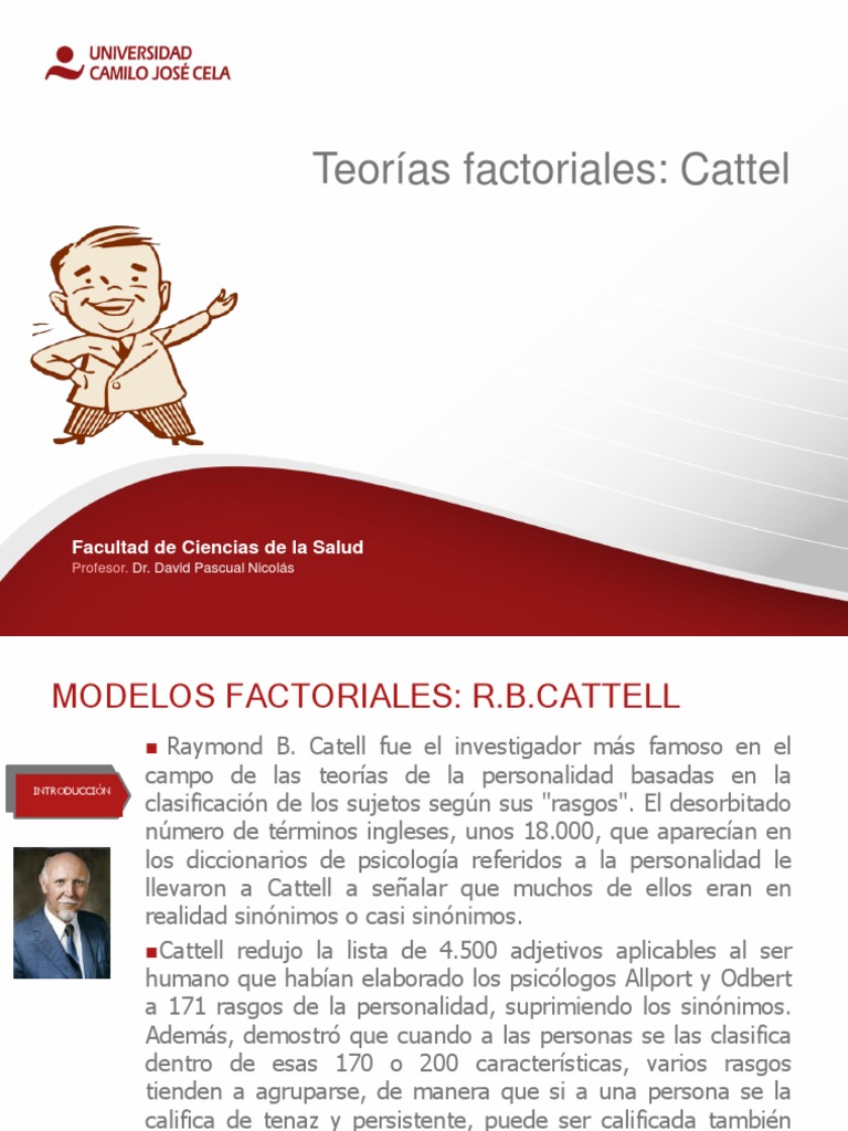 Teoría de la Personalidad de Cattell | PDF | Ansiedad | Comportamiento