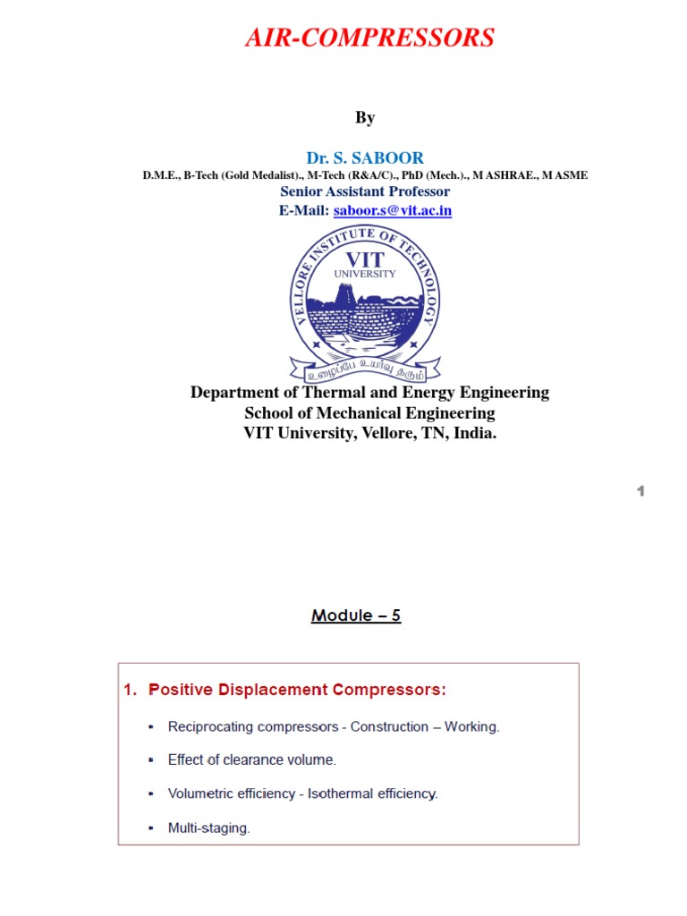 Classification and Working Principles of Air Compressors: A Technical ...
