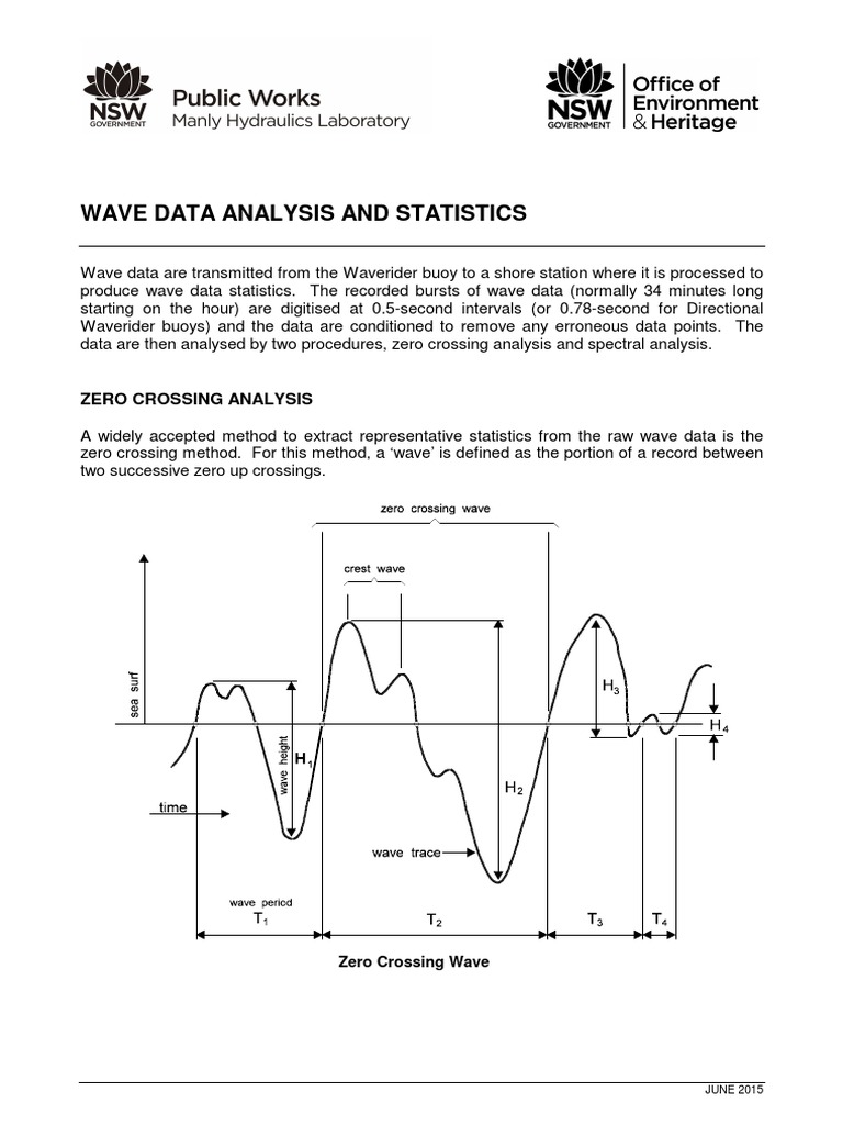 Wave Data Analysis and Statistics | PDF | Waves | Data Analysis