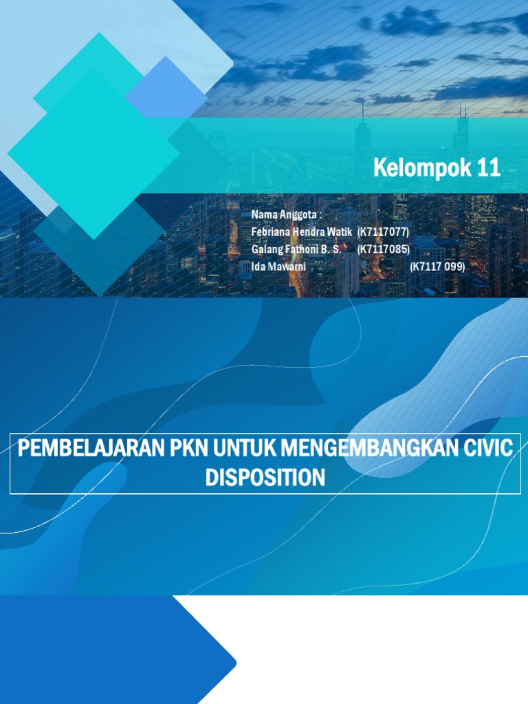 Pengembangan Civic Disposition di SD | PDF | Kesehatan Holistik