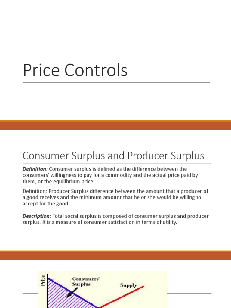 Price Controls: Impact on Surplus | PDF | Law