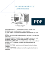 Multimeter Parts and Functions PDF | PDF | Physical Sciences ...