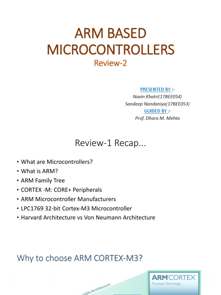 ARM Based Microcontrollers | PDF | Arm Architecture | Microcontroller