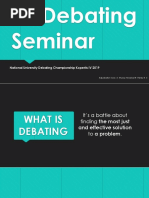 Motion in Debates | PDF | Policy | Argument