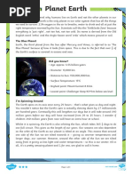 Our Earth | PDF | Rotation | Planets