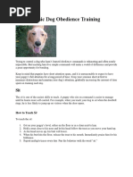 AKC Novice Trick Dog Checklist | PDF | American Kennel Club | Dogs