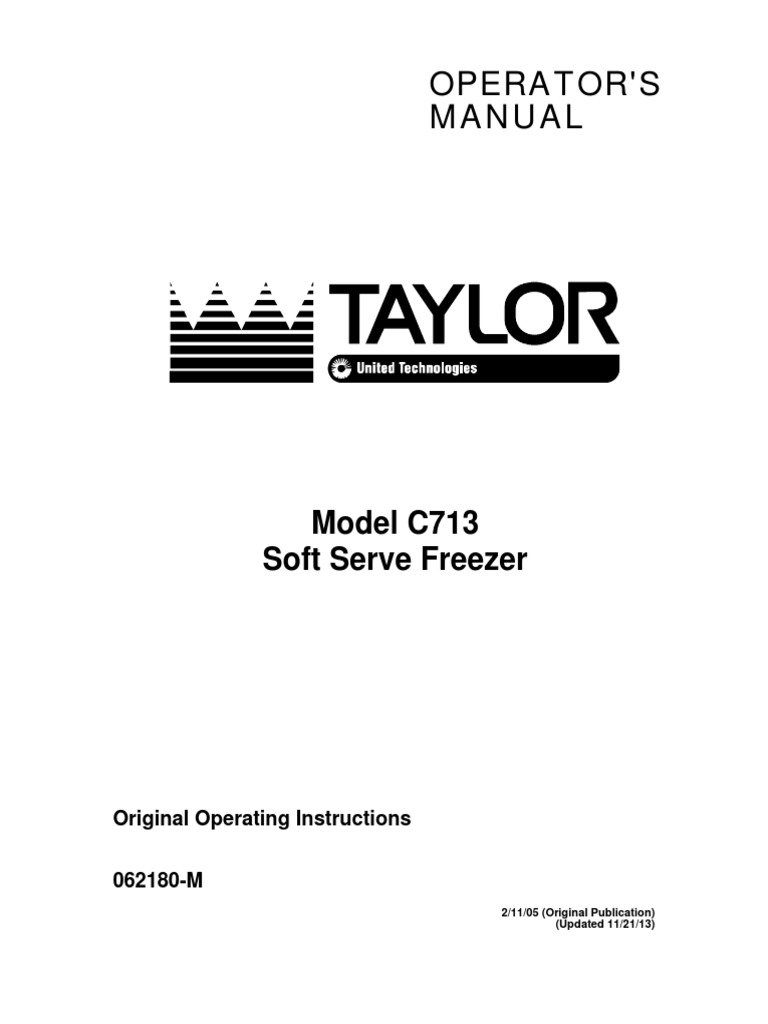 C713-Operator Manual English PDF | PDF | Electrical Wiring | Refrigerator