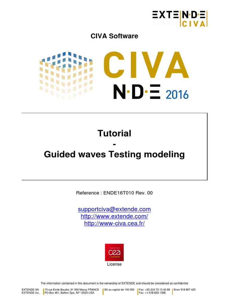 CIVA Software Tutorial Overview | PDF | Icon (Computing) | 3 D Computer ...