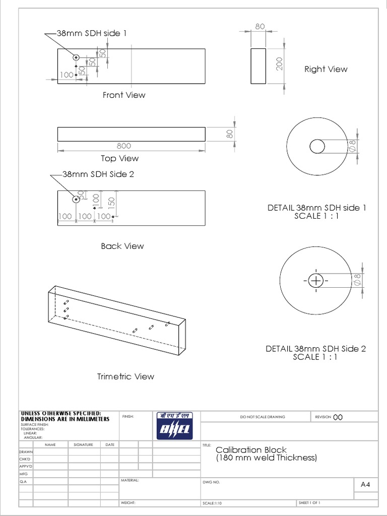 Calibration Block | PDF