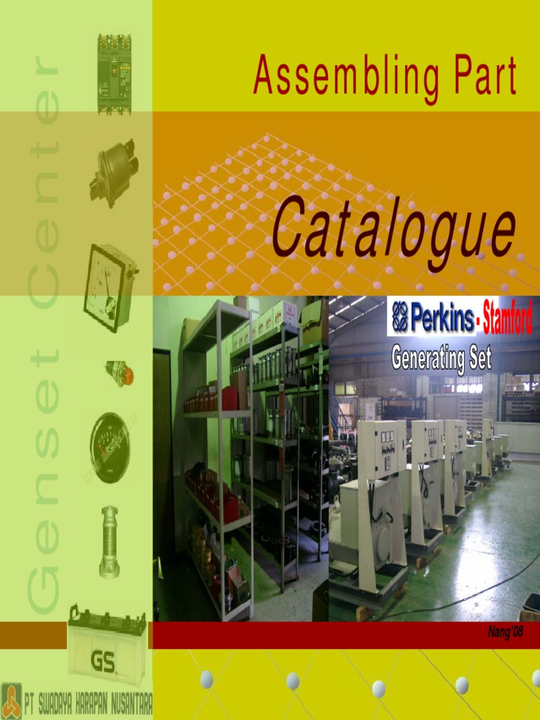Genset Center Parts List and Assembly Diagram | PDF | Fuse (Electrical ...