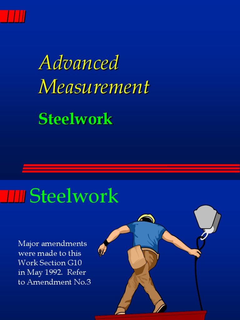 Advanced Measurement: Steelwork | Download Free PDF | Screw | Building ...