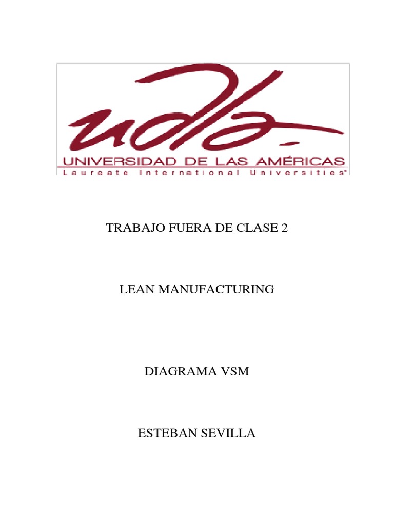 Diagrama VSM | PDF | Cadena de valor | Lean Manufacturing