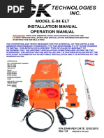 ME406 ELT Manual: Operation & Maintenance | PDF | Electrical Connector