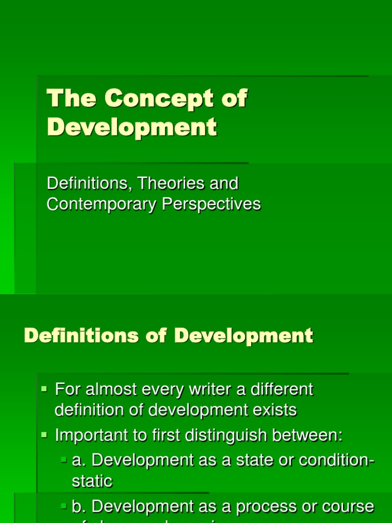 Concept of Development PDF | PDF | Economic Growth | Wealth