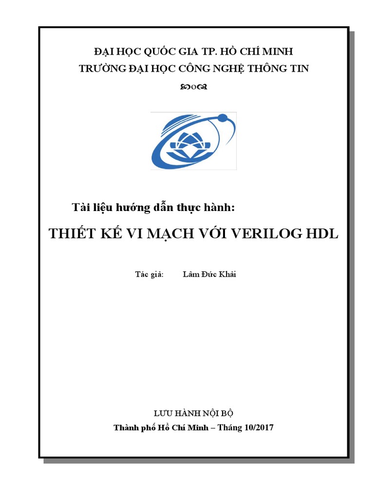 HDTH Thiet Ke Vi Mach Voi VerilogHDL - 20171009 | PDF