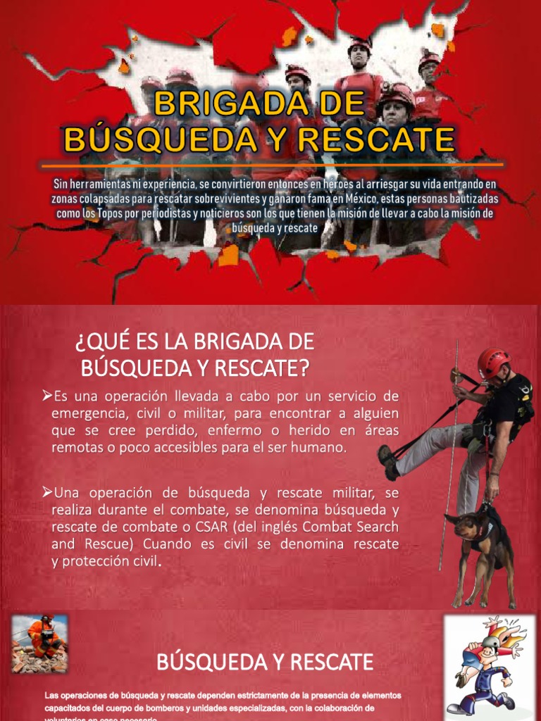 Brigada de Búsqueda y Rescate | PDF