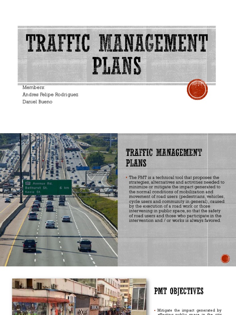Traffic Management Plans | PDF