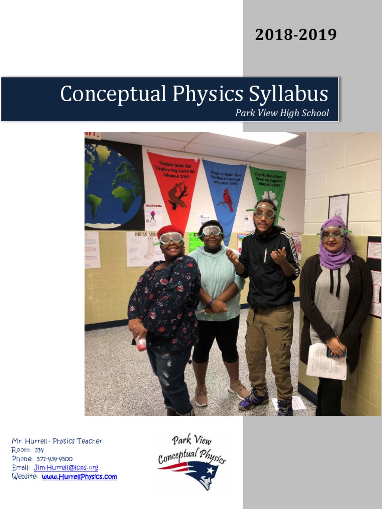 Conceptual Physics Syllabus: Park View High School | PDF | Test ...
