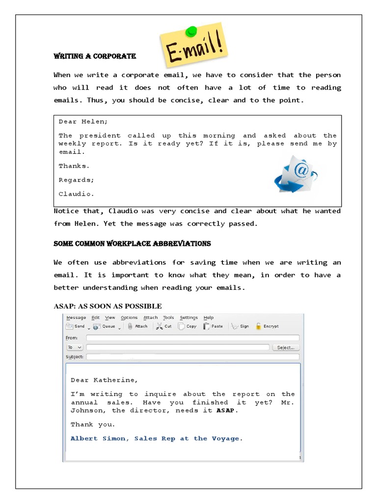 Corporate Email Writing Tips | PDF | Portugal