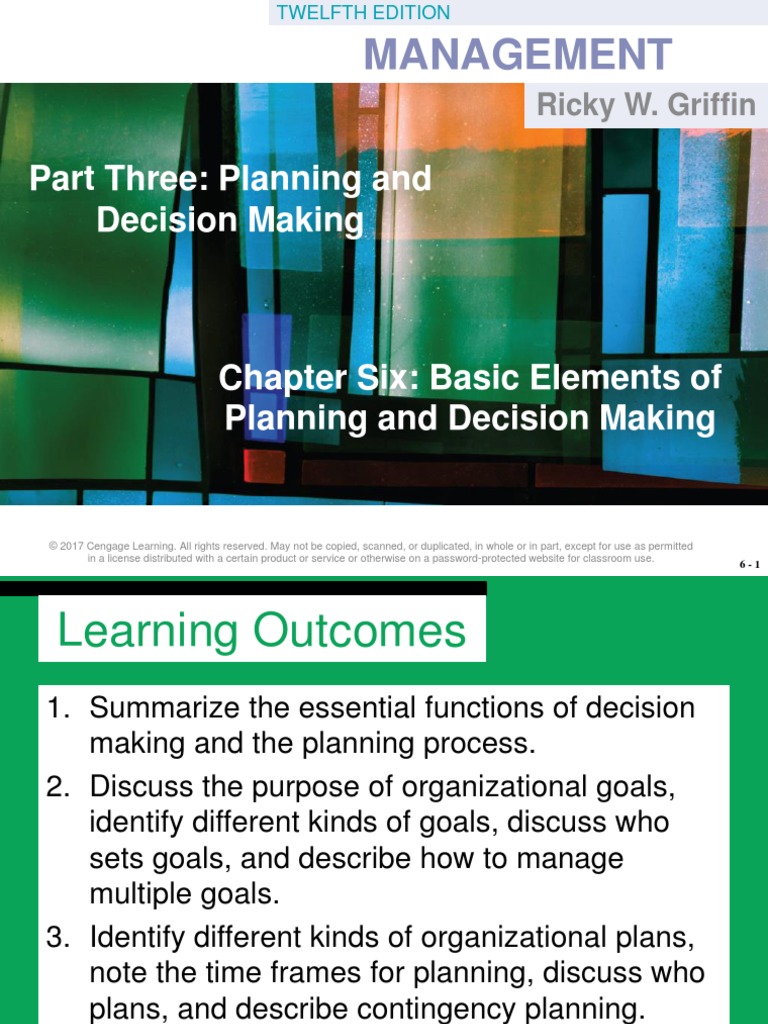 Griffin Mgmt12e PPT Instr Ch06 | PDF | Goal Setting | Goal